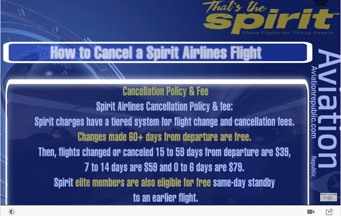 Spirit Airlines Cancellation Policy — Refund Request | by Flight ...