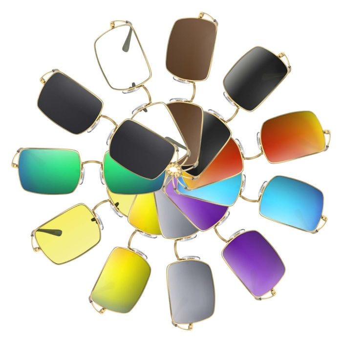 Sublime Optics Supplies High-Quality RB1969 Rectangle 1969 54mm ...