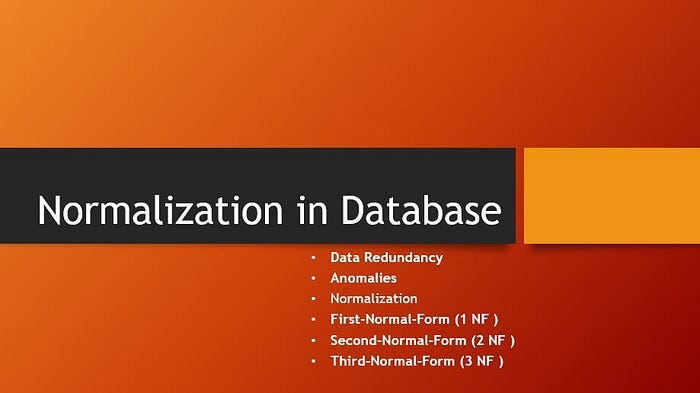 Normalization in SQL. Normalization is a procedure used to… | by ...