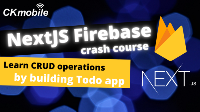 Nextjs Firebase V9 Create An Input Form By Ckmobile Javascript In Plain English