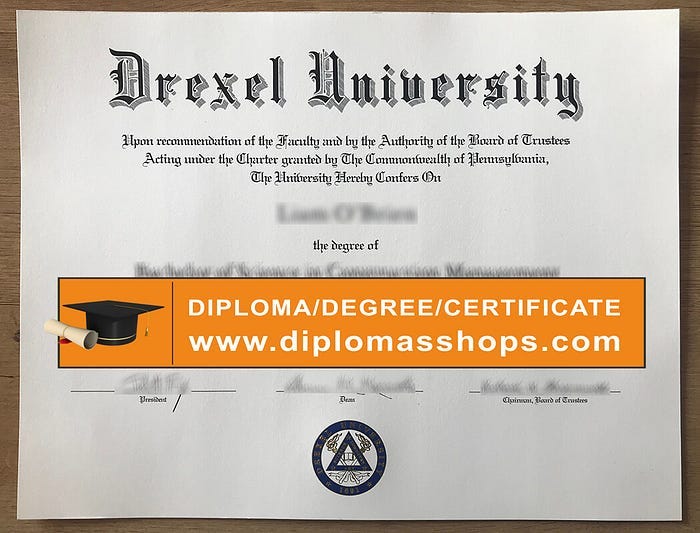 Get Drexel University Diploma, Copy Drexel University Degree | by Fago ...