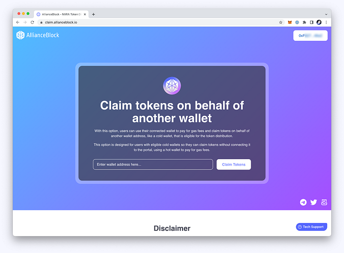 AllianceBlock Nexera Token Distribution Portal Guide | by Nexera | Medium