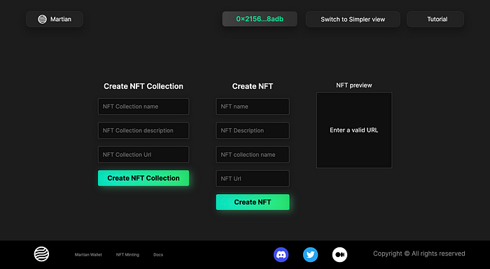 NFTs on Aptos. martianwallet.xyz | by Nefedova Olga | Medium