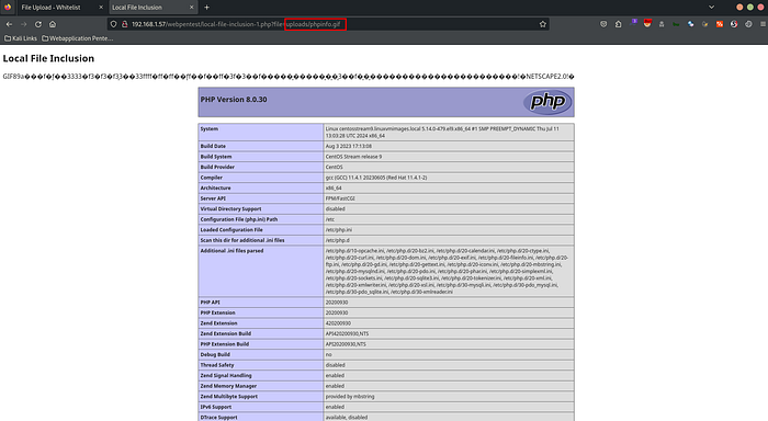 Local File Inclusion via file upload of jpg, png and gif files | by ...