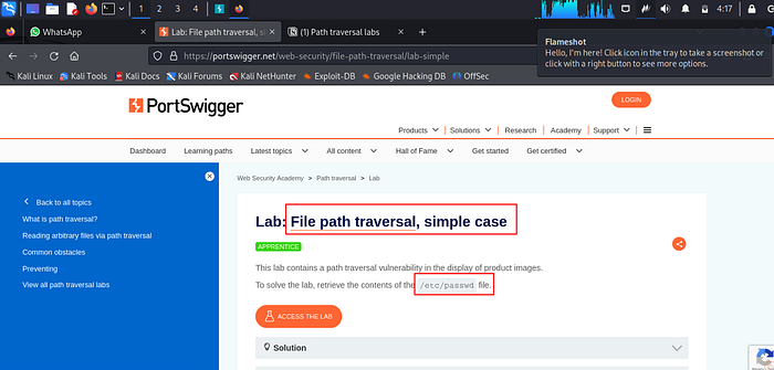PortSwigger||Path Traversal LABS. What is Path Traversal | by Maham Choudhary | Aug, 2024 | Medium