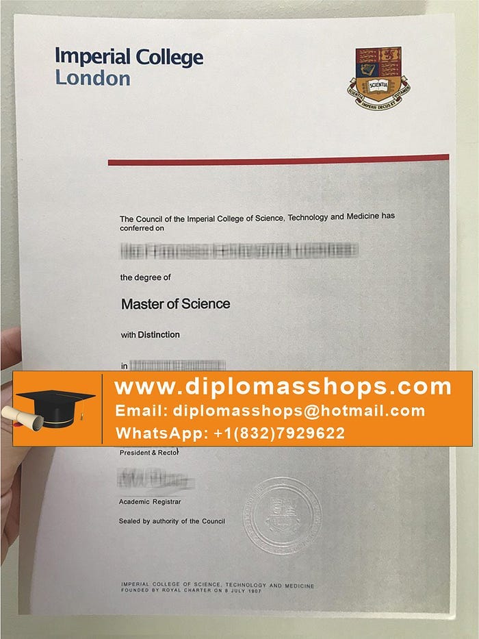 Imperial College London Degree/Imperial College London Diploma | by ...