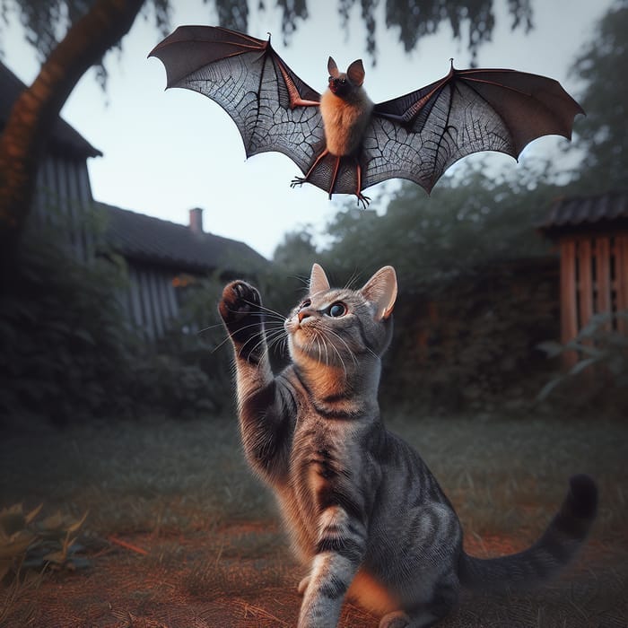 Bats Dance in the Moonlight. A lurking cat | by Inna Orjola | Fiction ...