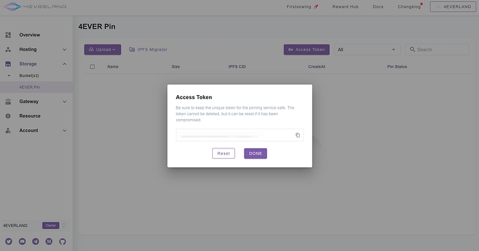 Using the 4EVERLAND IPFS Pinning Service API | by Stein | 4EVERLAND | Medium