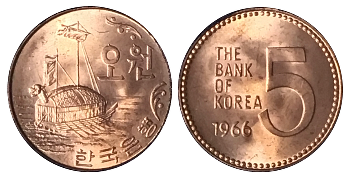 Korean Coins - Medium Article on Five-Won Coins (South Korea) | MyColl