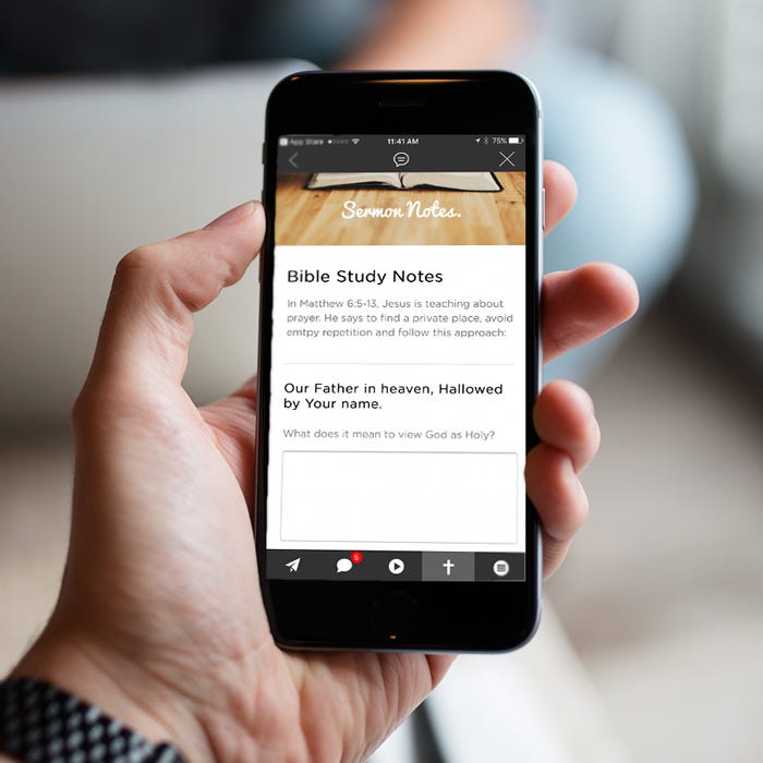 Sermon Notes in your church app!. One of the things I have noticed at ...