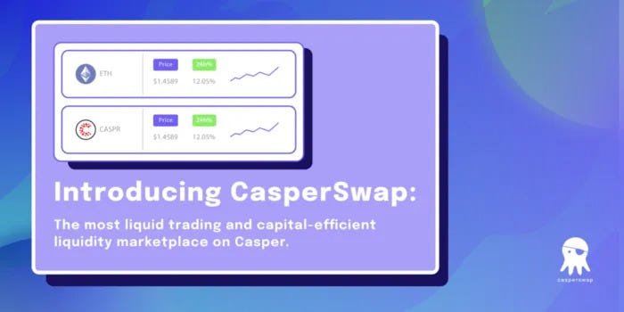 CasperSwap: The First Decentralized Exchange (DEX)on Casper Network ...
