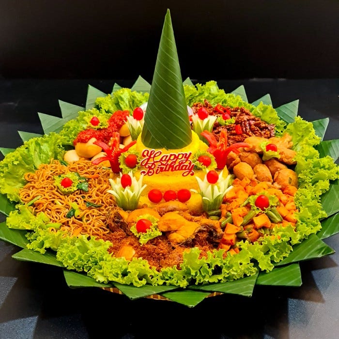 CALL +62 815–7222–2428 tumpeng mini ayam geprek Ciputat, Ciputat Timur ...