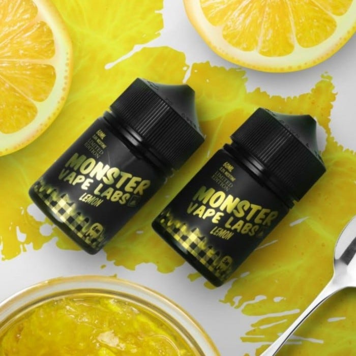 Lemon Jam Nicotine Jam Monster Salt E Liquid Refillable Vape Device ...