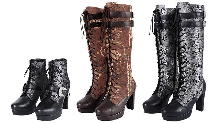 Adorn Your Legs with Classy Steampunk Footwear | by corsetdeal | Medium