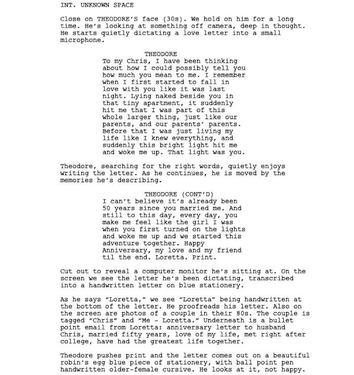 Page One: “Her” (2013) - Go Into The Story