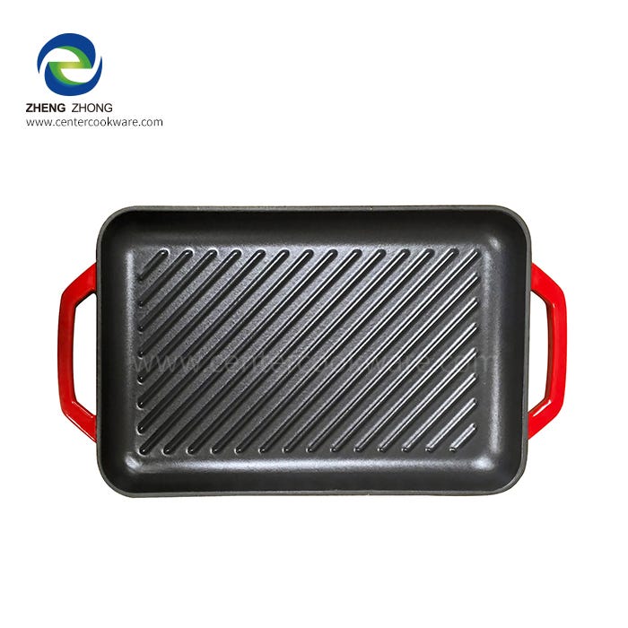 Enameled Cast Iron Grill Plate Elevating Your Grilling Experience | by ...