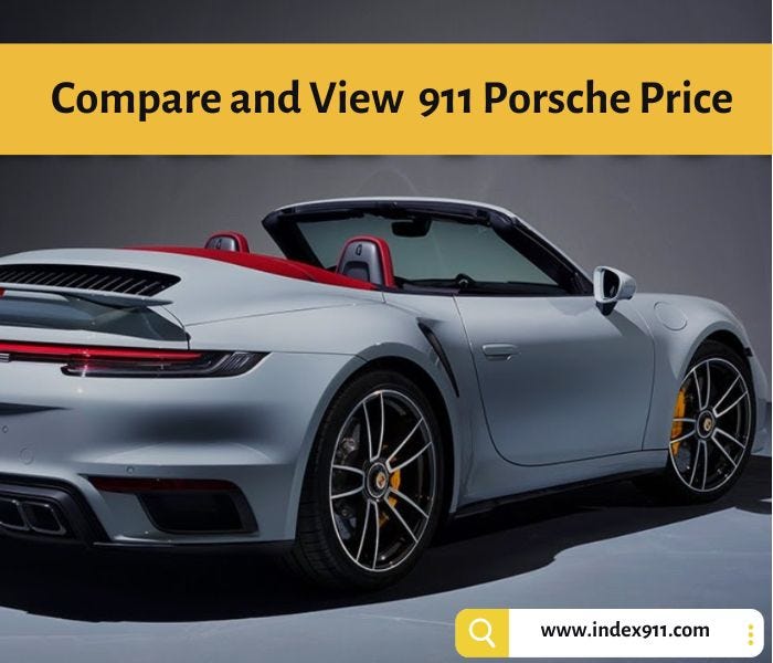 Compare and View the 911 Porsche: What’s the Price Tag? - Index 911 ...
