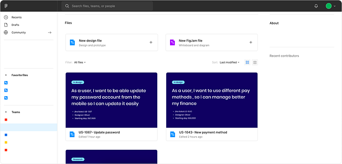 Best tips and Tricks to organize the Figma file browser | UX Planet