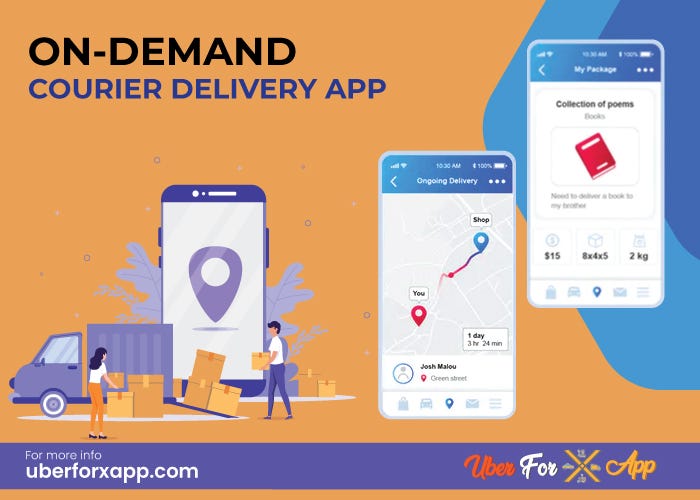 on-demand courier delivery app with marketing options | by ...