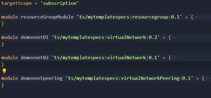 ARM Template specs as modules. use template specs as modules — link ...