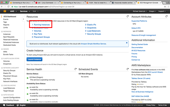 AWS EC2: Install Anaconda on Linux Instance | by Michael Galarnyk | Medium