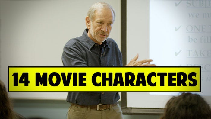 Introduction To The 14 Types Of Movie Characters by CSUN Professor Eric Edson [Screenwriting ...