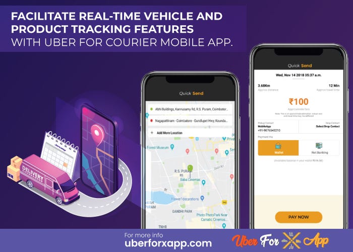 uber for courier app. KNOW MORE ABOUT THE UBER FOR COURIER… | by ...