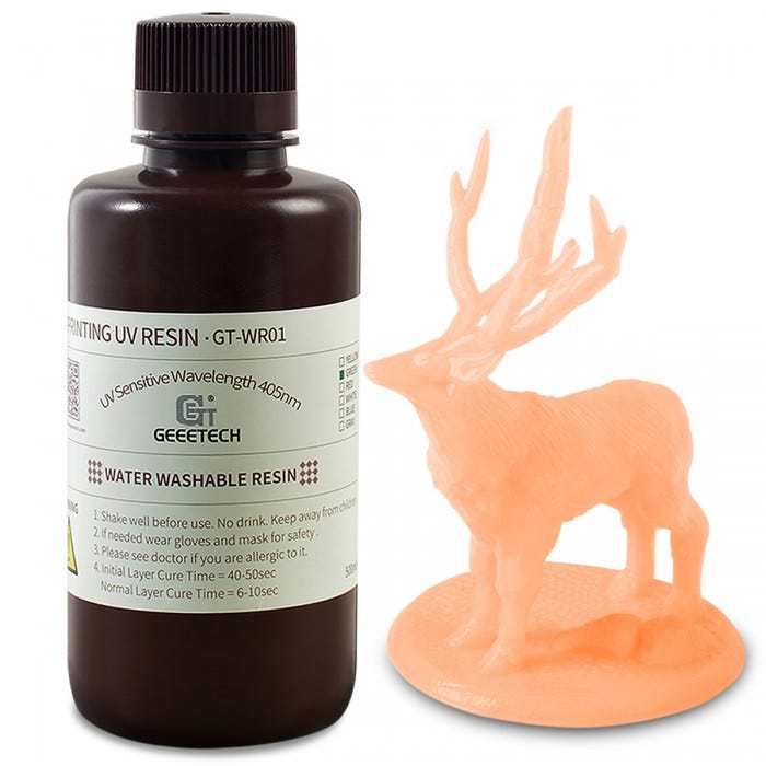 Skin Color ResinUV 405nm Rapid Water Washable Resin - Geeetech 3D ...