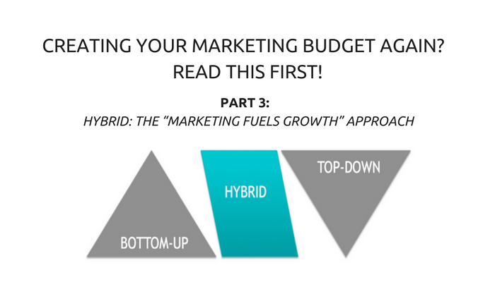 Creating Your Marketing Budget Again? Part 3: Hybrid — The “Marketing ...