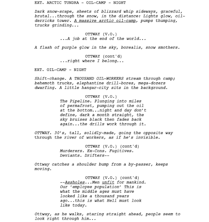 Page One: “The Grey” (2011) - Go Into The Story