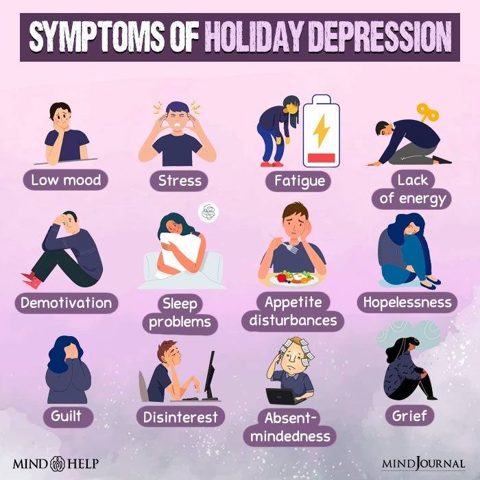 Holiday Depression. Holiday Depression, also known as… | by Mind Help ...