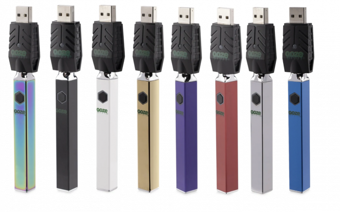 Ooze — Quad 510 Thread 500 mAh Square Vape Pen Battery + USB Charger ...