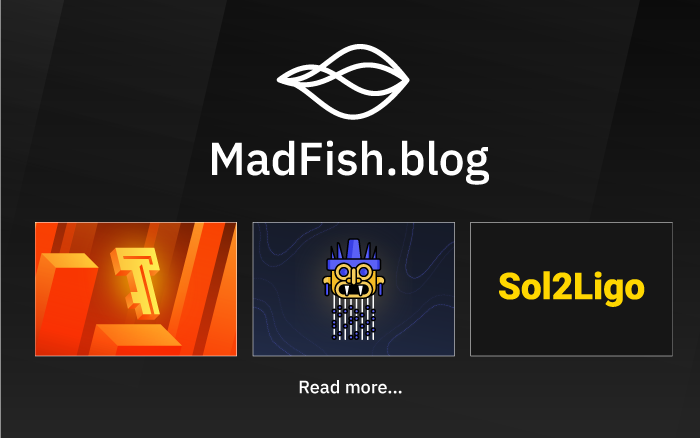The official MadFish blog moved to a new address | by Madfish Solutions | Madfish Solutions | Medium