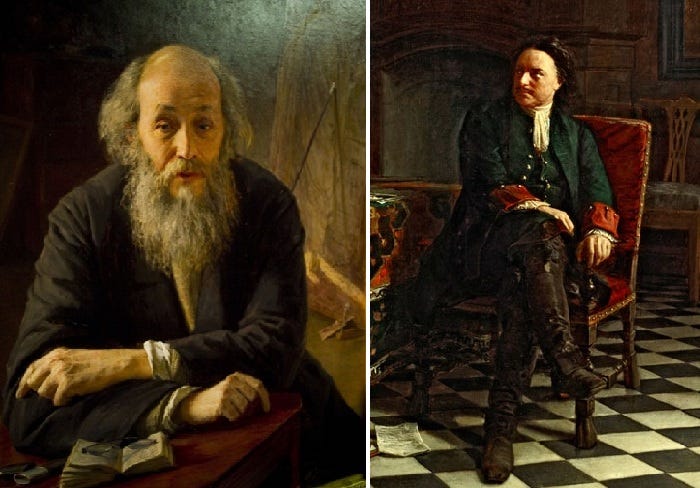 Nikolai Ge (1831–1894) is a Russian painter specializing in painting in ...