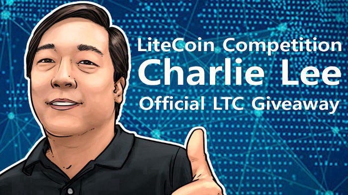 Charlie Lee Official #LTC Giveaway | by Charlie Le￳e [LTC ⚡] | Medium