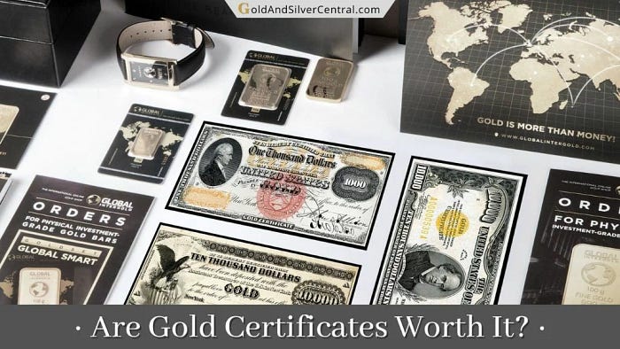 Are Gold Certificates Worth Anything? Is Paper Gold Worth It? | by Gold ...