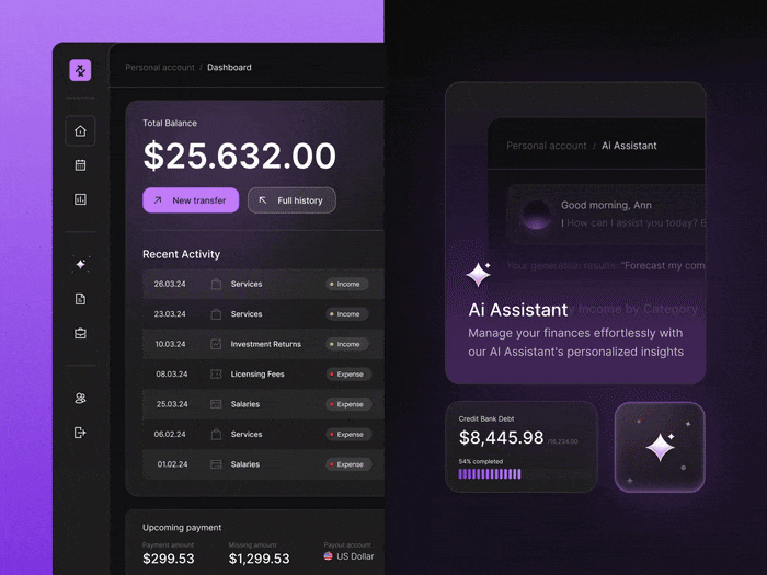 Animated and Minimal Dashboard UI Design Examples | Medium