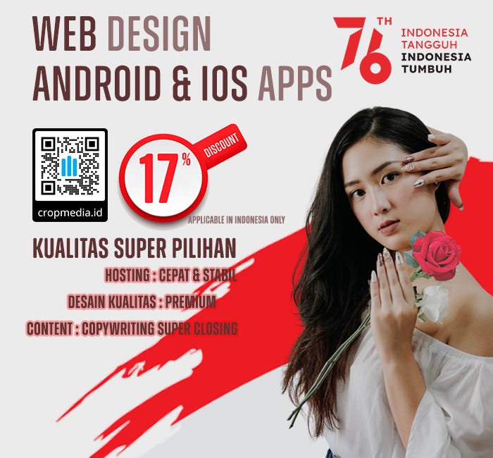 Jasa Pembuatan Website, Aplikasi Android & iOS — Promo HUT RI KE 76 ...