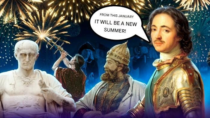 Anno Domini: Peter the Great’s most joyful New Year’s reform | by ...