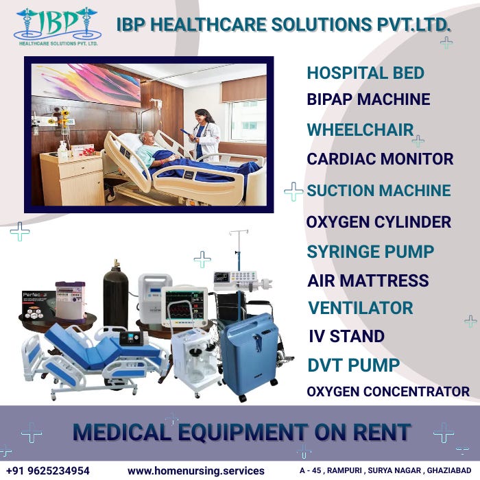 MEDICAL EQUIPMENT ON RENT IN DELHI NCR | by Ibphealthcare | Dec, 2023 ...