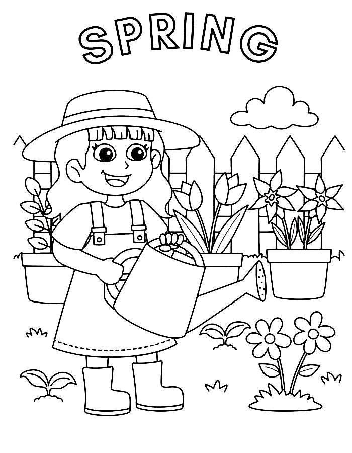 Free Printable Spring Coloring Pages for Kids & Adults | by Coloring Us ...