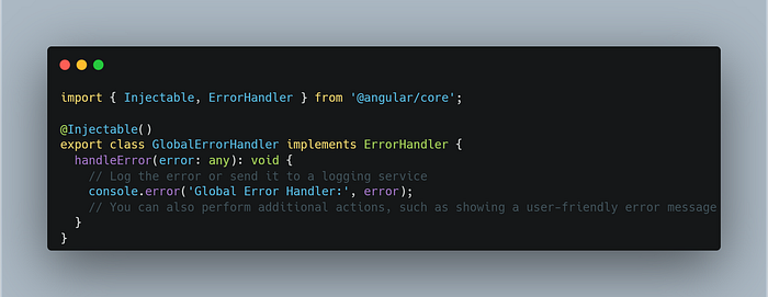 Global level Error Handling in Angular | by Darshan Unadkat | Medium