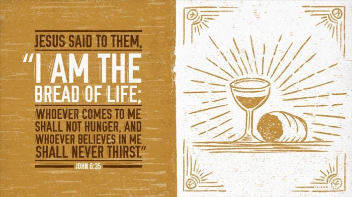 Communing with Christ, the bread of a life: A reflection on John 6:35 ...