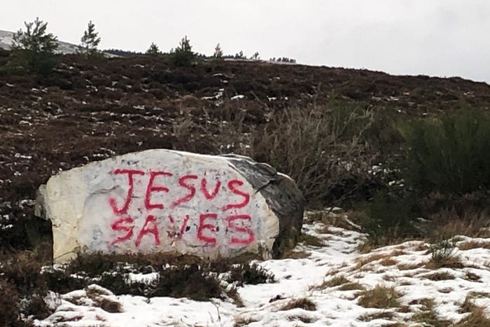 The Mystery of The Highlands’ “Jesus Saves” Stone | by Jennifer Brown ...