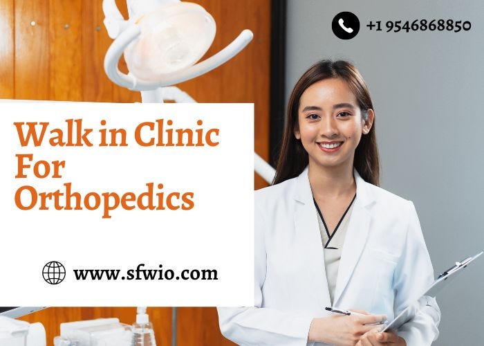 Walk in Clinic For Orthopedics - SFWIO - Medium
