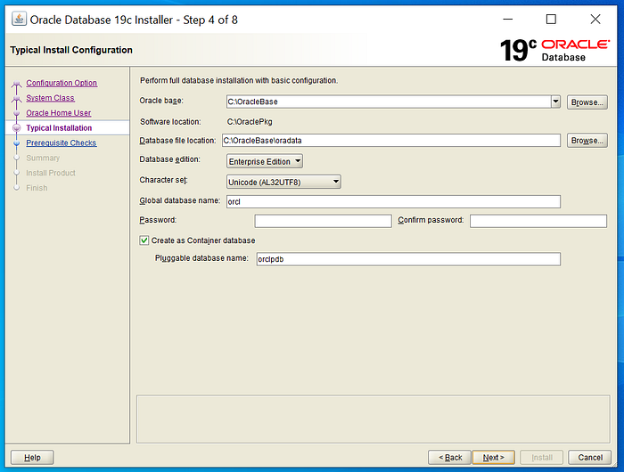 Oracle 19c installation on Windows 10 (x64) | by Ramishamukhtar | Medium