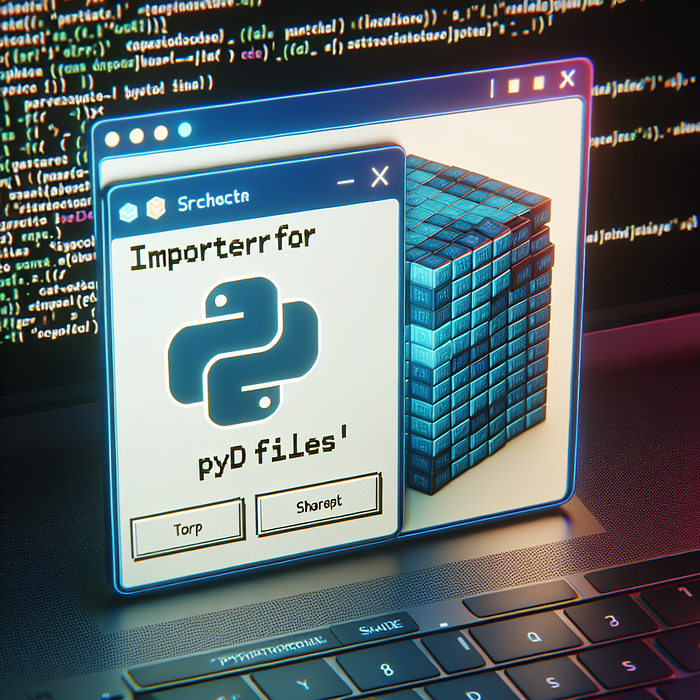 Resolving ImportError for .pyd Files After Upgrading to Python 3.11 ...