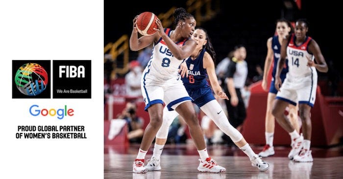 Google joins FIBA as first-ever Global Partner of Women’s Basketball ...