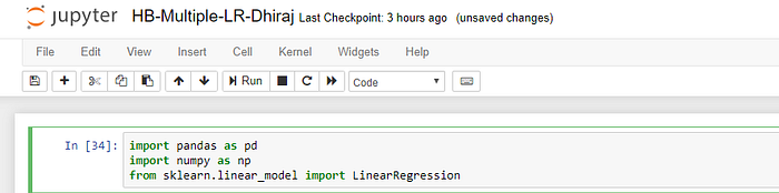 Implementing Multiple Linear Regression Using sklearn - Comet