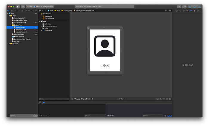 Load a UIView from nib in Swift. มาสร้าง custom view จาก XIB file… | by Sorawit Trutsat | Medium
